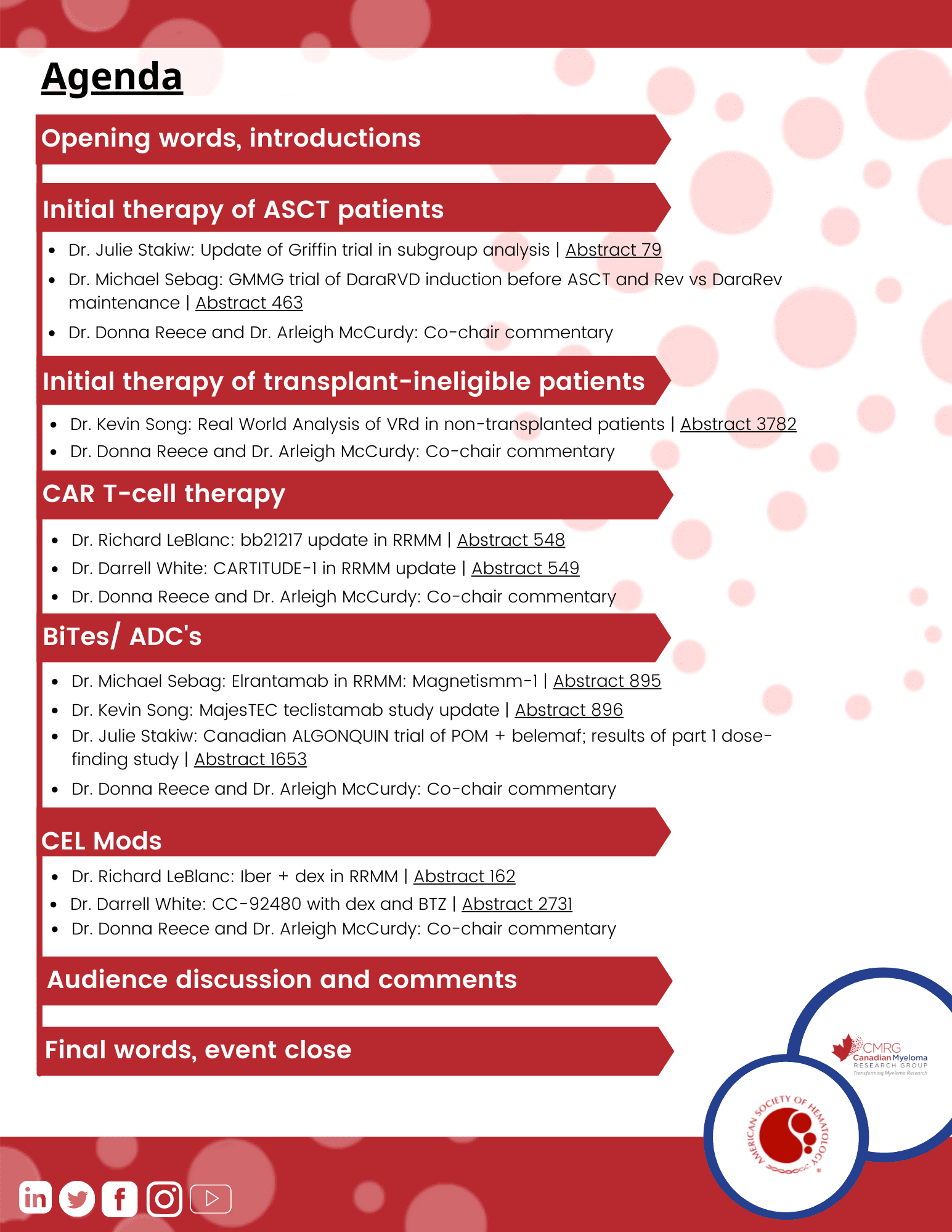 CMRG's Review of the 63rd Annual ASH Meeting and Exposition | Canadian ...